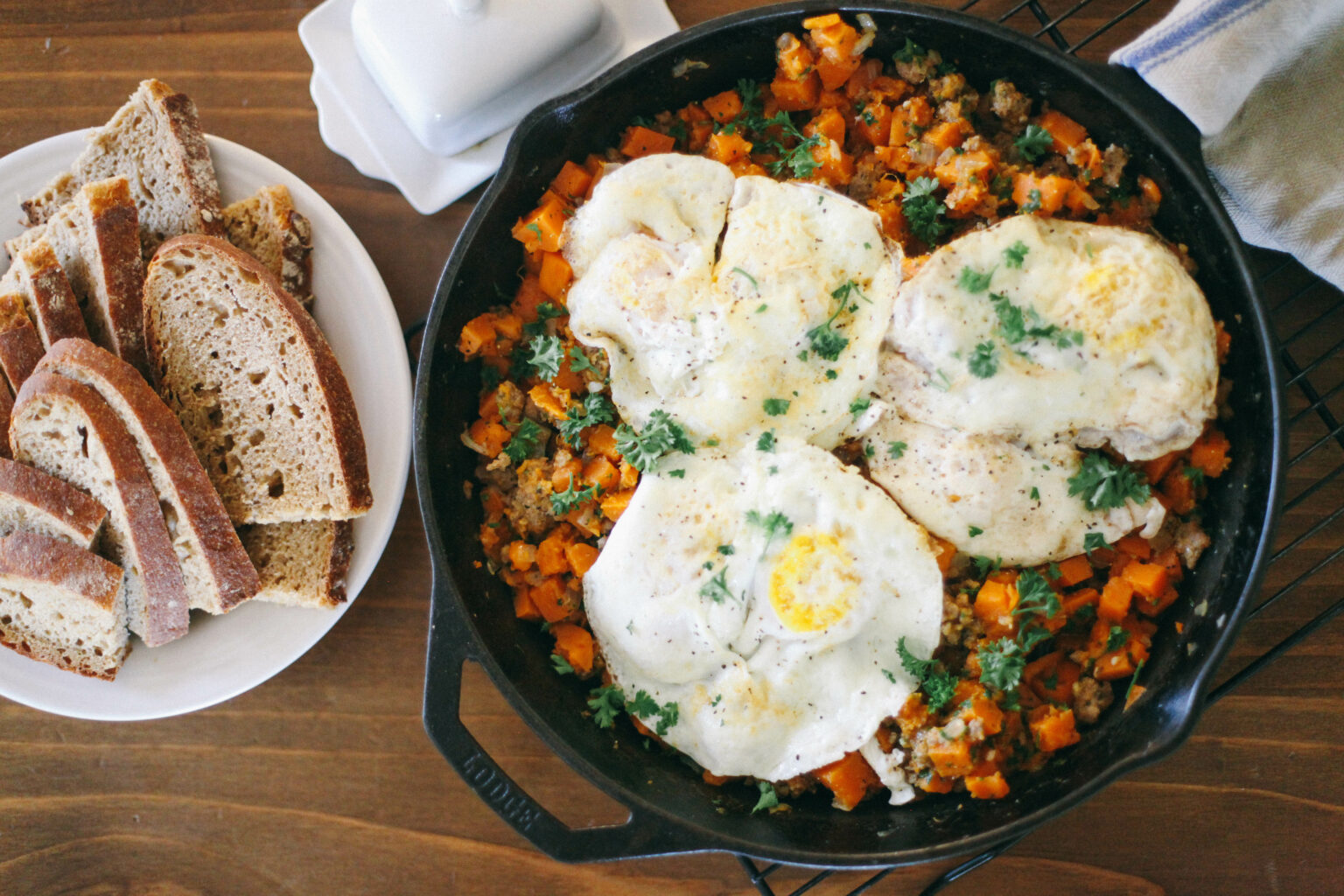 Sausage and Sweet Potato Breakfast Hash - Potager Online