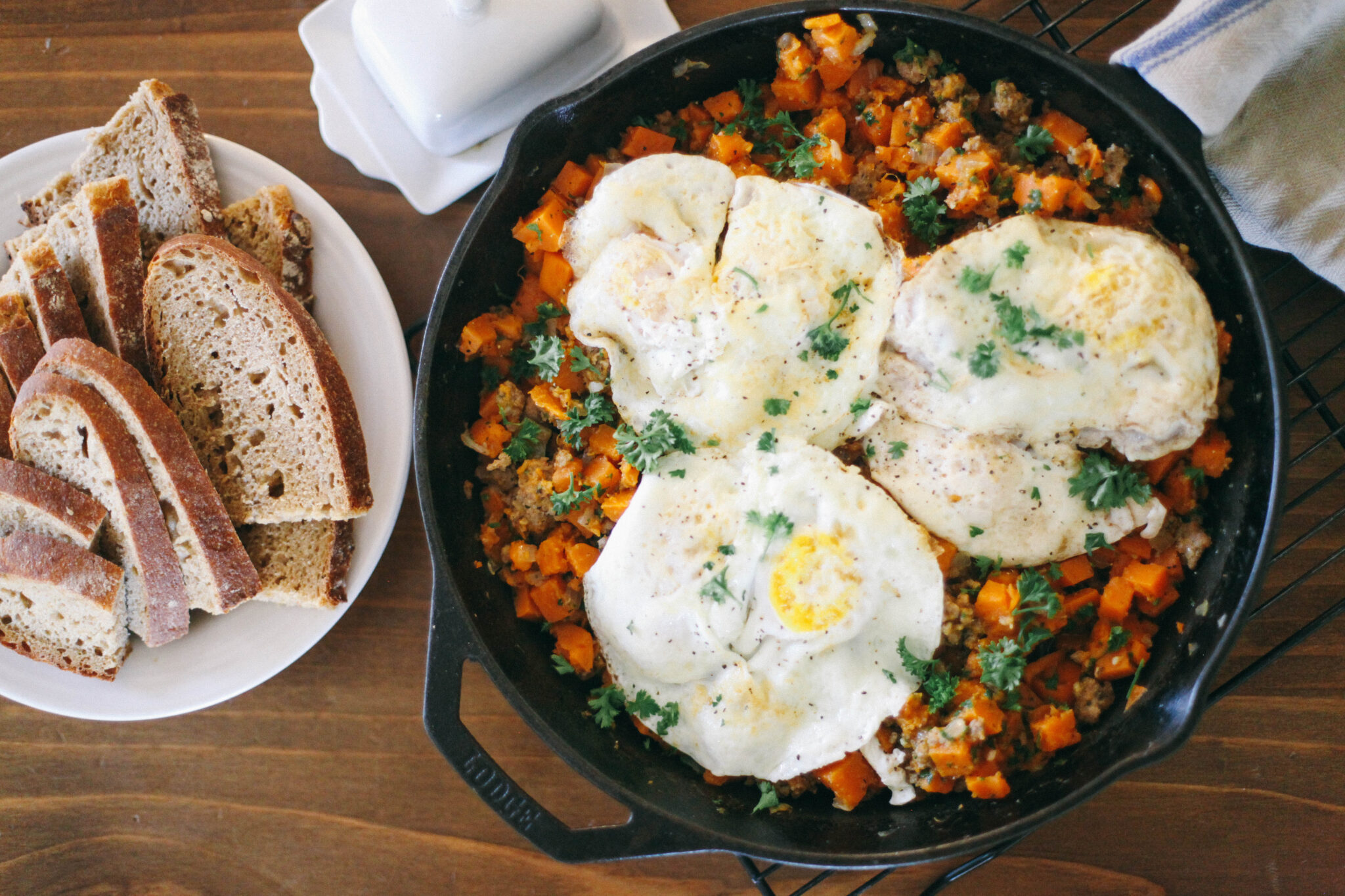 Sausage and Sweet Potato Breakfast Hash - Potager Online