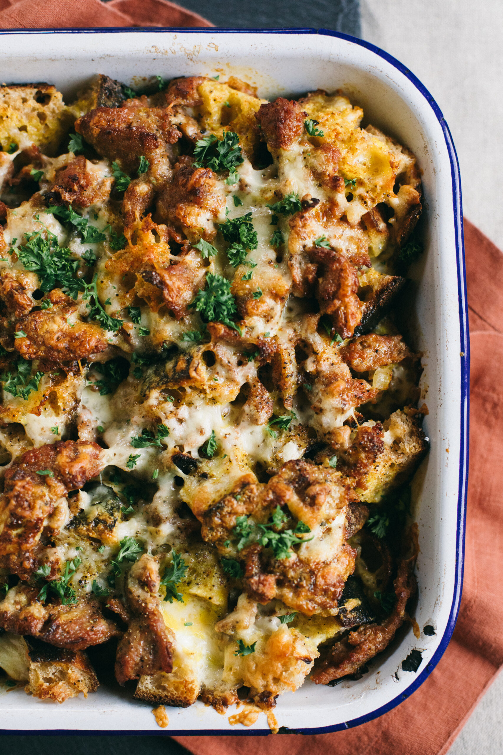 Sourdough Breakfast Strata is easy and delicious - Potager Online
