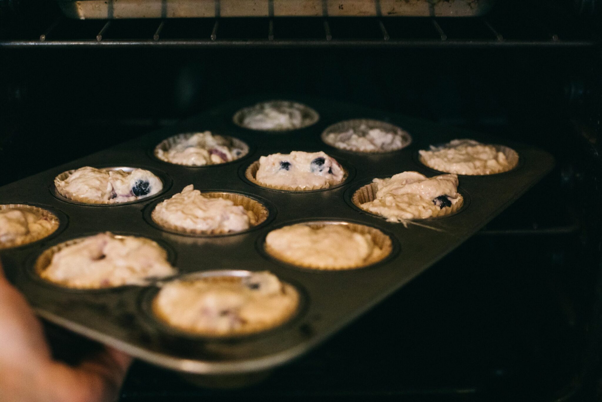 Easy Weekday Blueberry Muffins - Potager Online